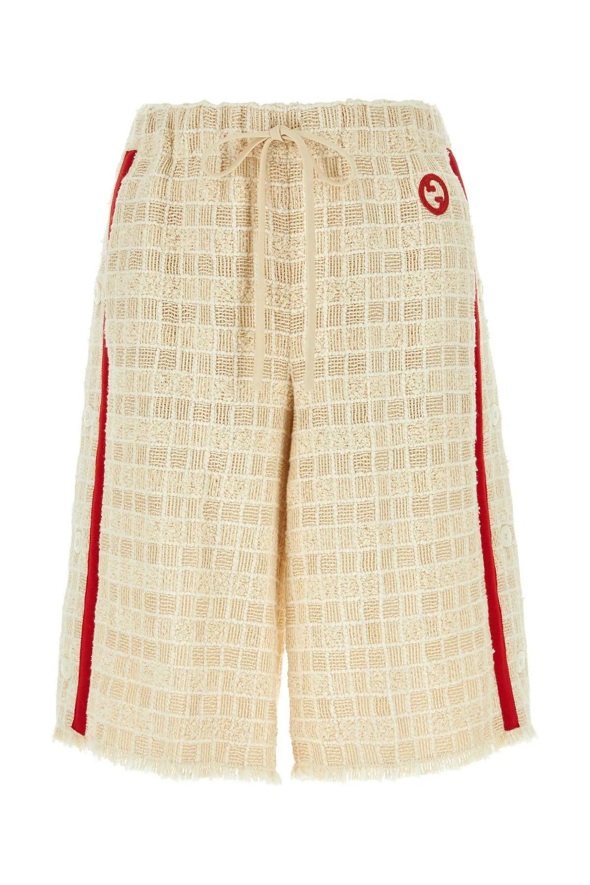 Gucci Sand Tweed Bermuda Shorts Gucci