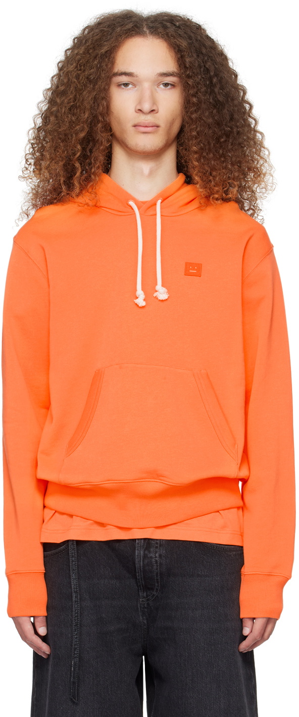 Acne Studios Orange Patch Hoodie Acne Studios