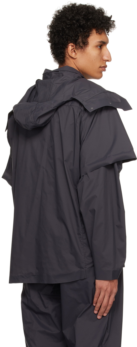 Goldwin 0 Gray Wind Shirt Jacket Goldwin 0