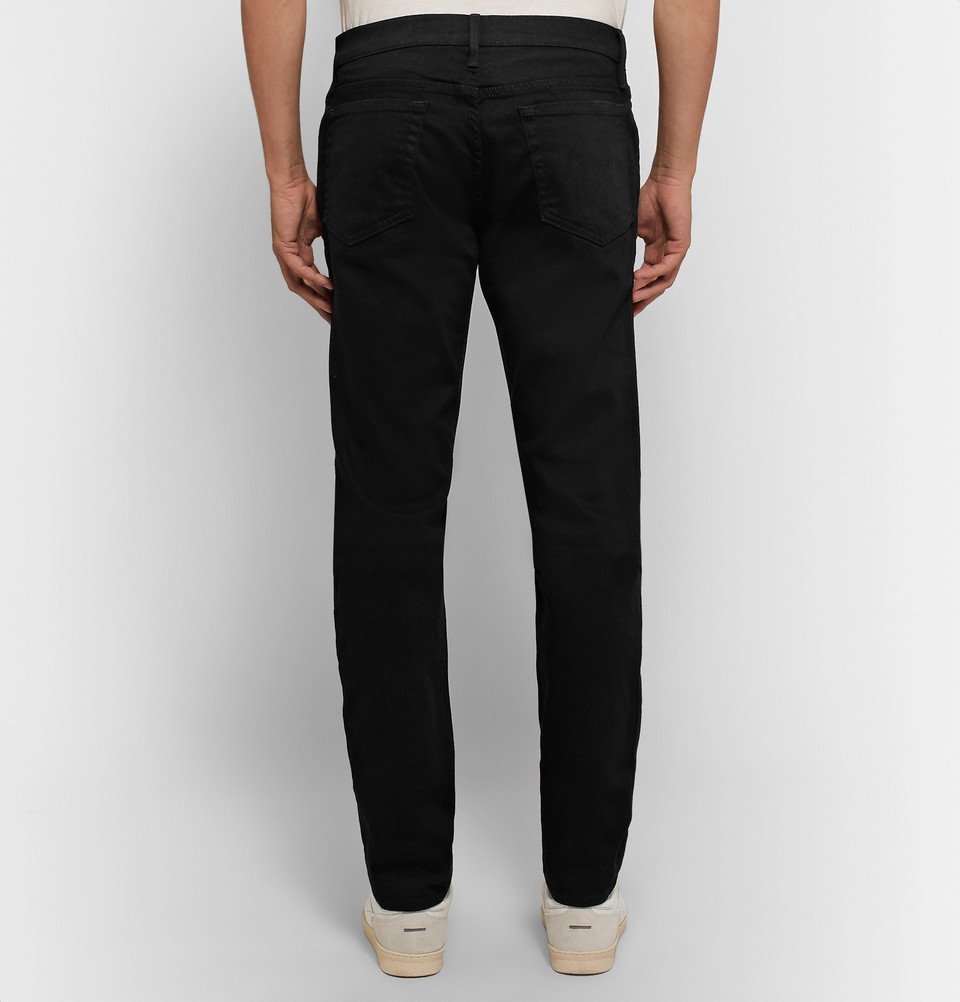 FRAME - L'Homme Skinny-Fit Stretch-Denim Jeans - Men - Black Frame Denim