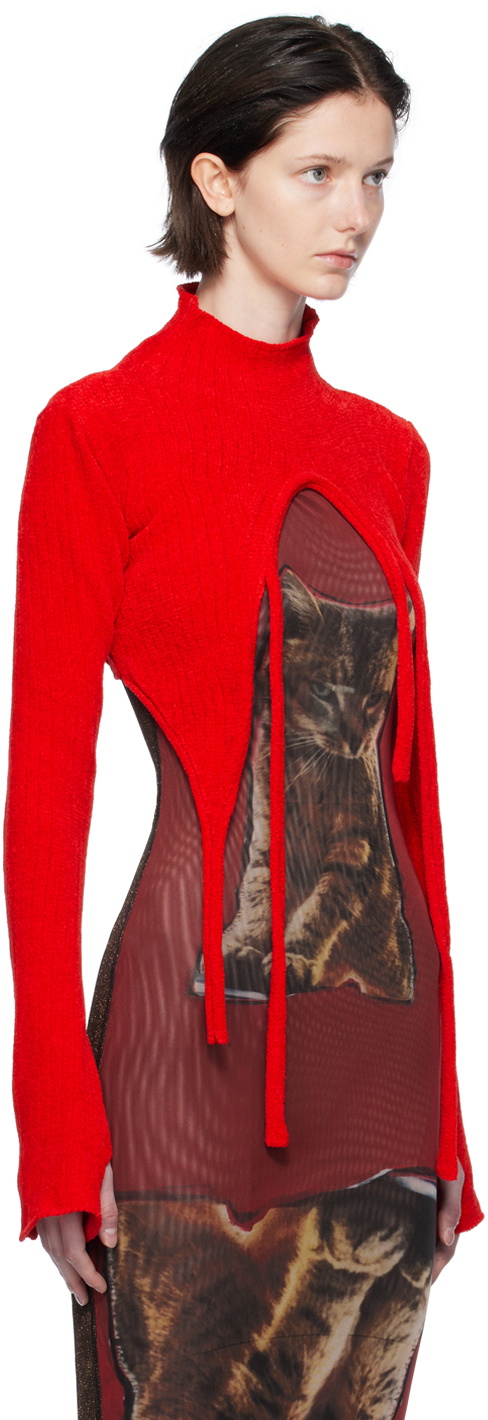 Ottolinger Red Strap Turtleneck Ottolinger