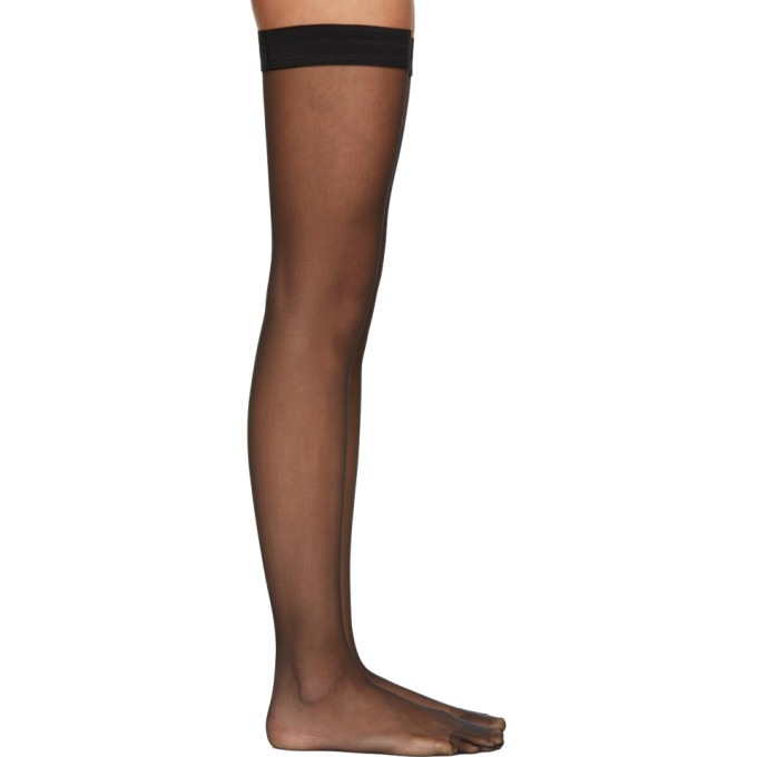 Wolford Black Individual 10 Stay-Ups Wolford