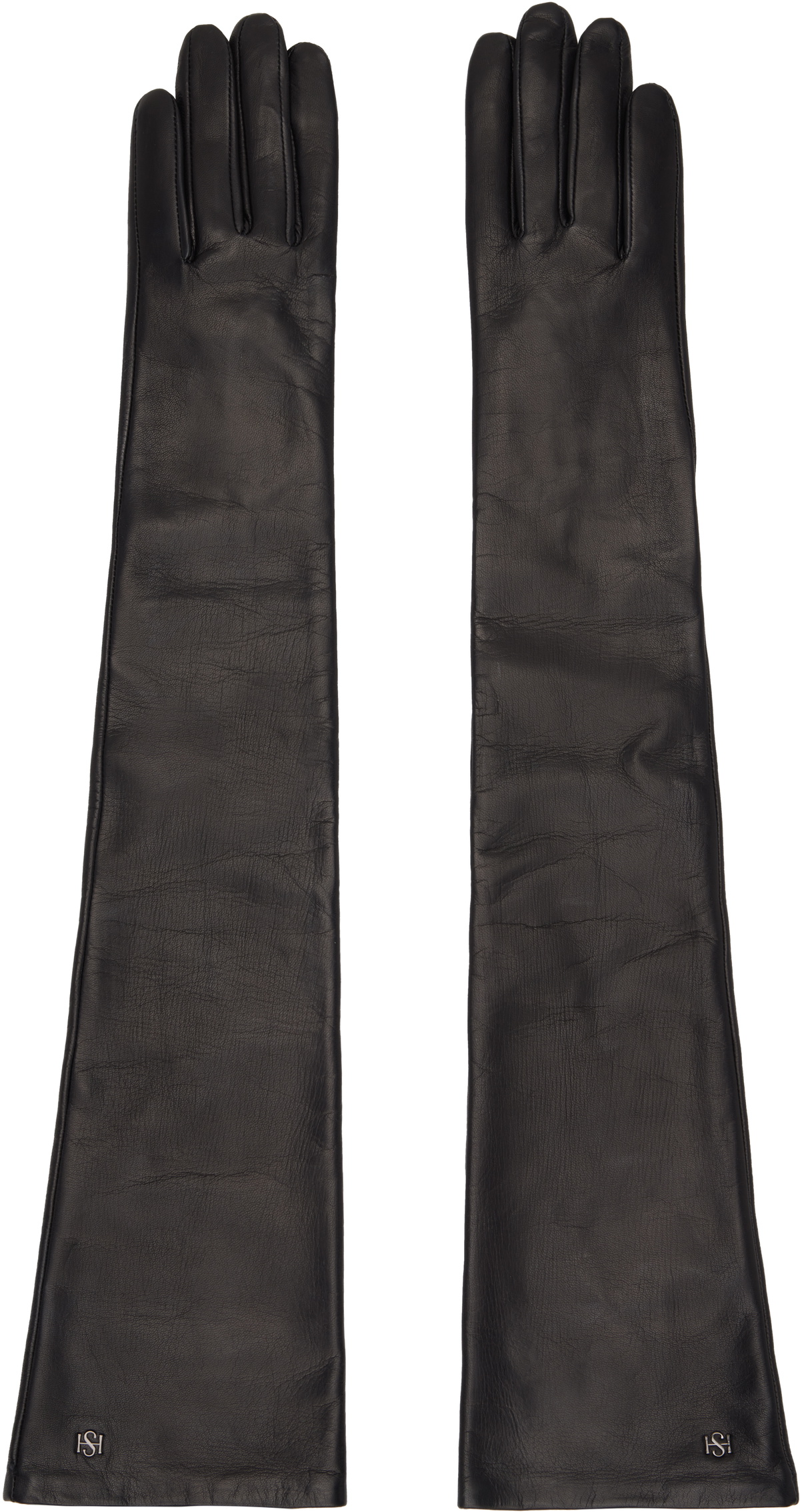 Handsome Stockholm Black Essentials Extra Long Gloves