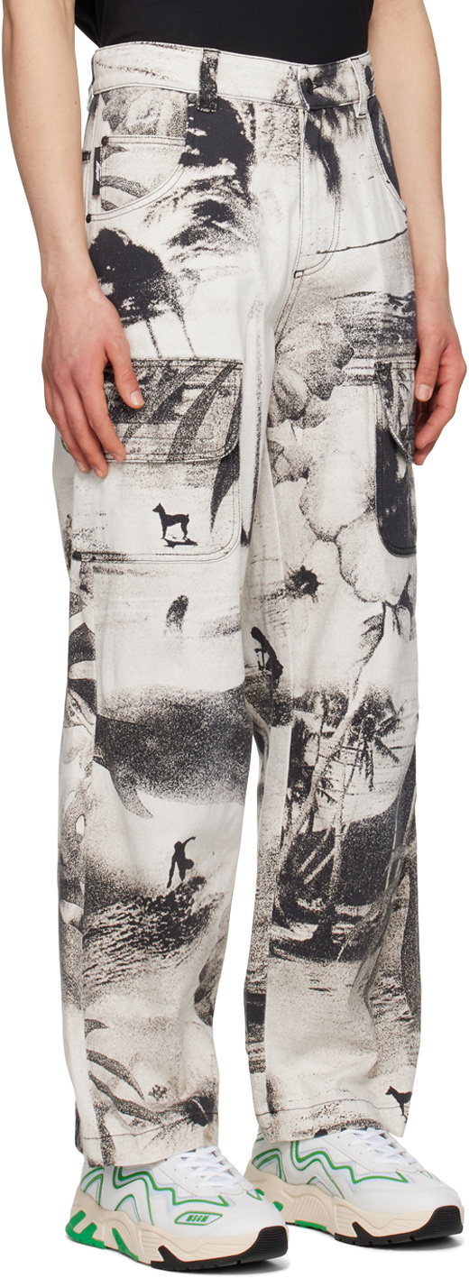 MSGM Gray 'MSGM Dreaming' Cargo Pants MSGM