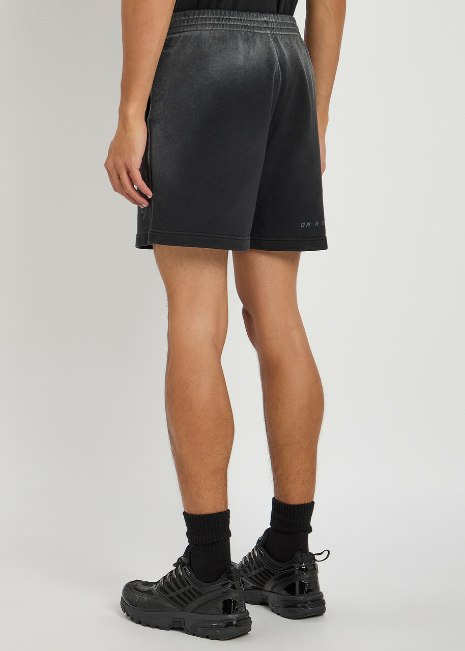Represent 247 Motion Degradé Cotton Shorts Black Represent