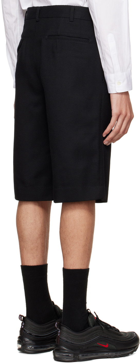 Comme des Garçons Homme Plus Black Zip Shorts Comme des Garcons Homme Plus