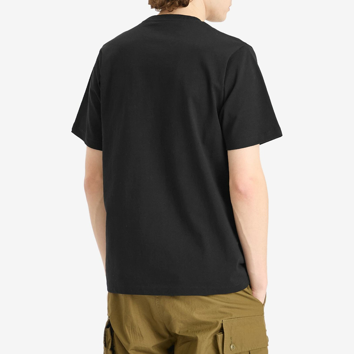 BEAMS Men's BMS Logo T-Shirt in Black Beams Boy