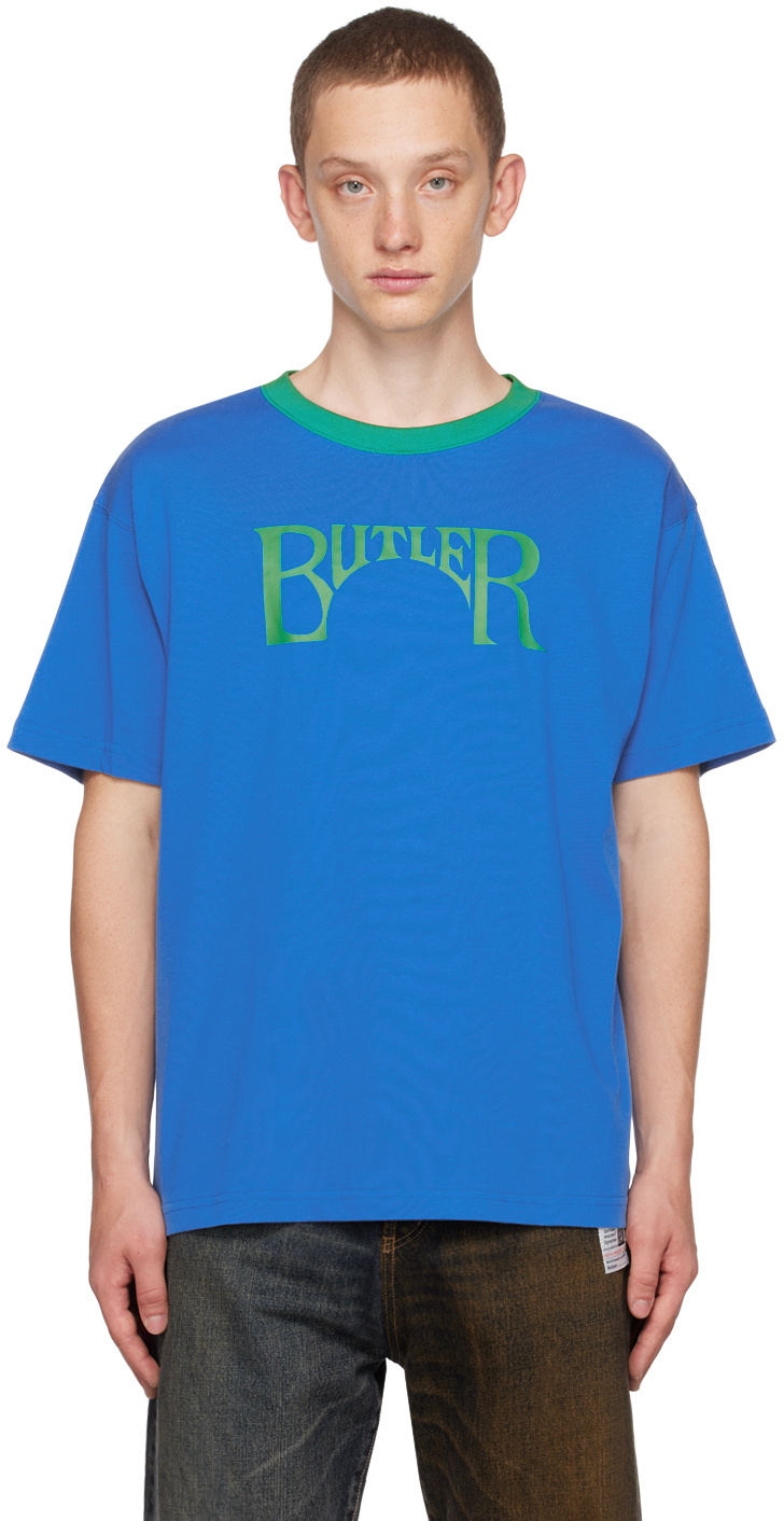 BUTLER SVC SSENSE Exclusive Blue T-Shirt BUTLER SVC