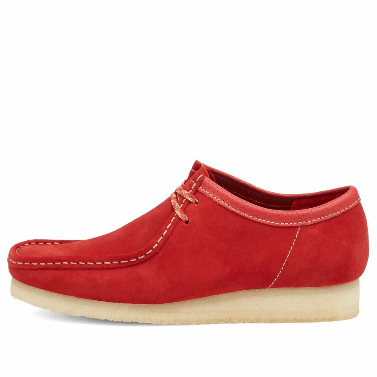Clarks Originals Men's Wallabee in Red Suede Clarks Originals