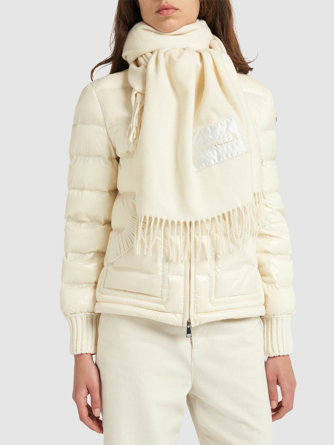 MONCLER Wool Felt Scarf Moncler