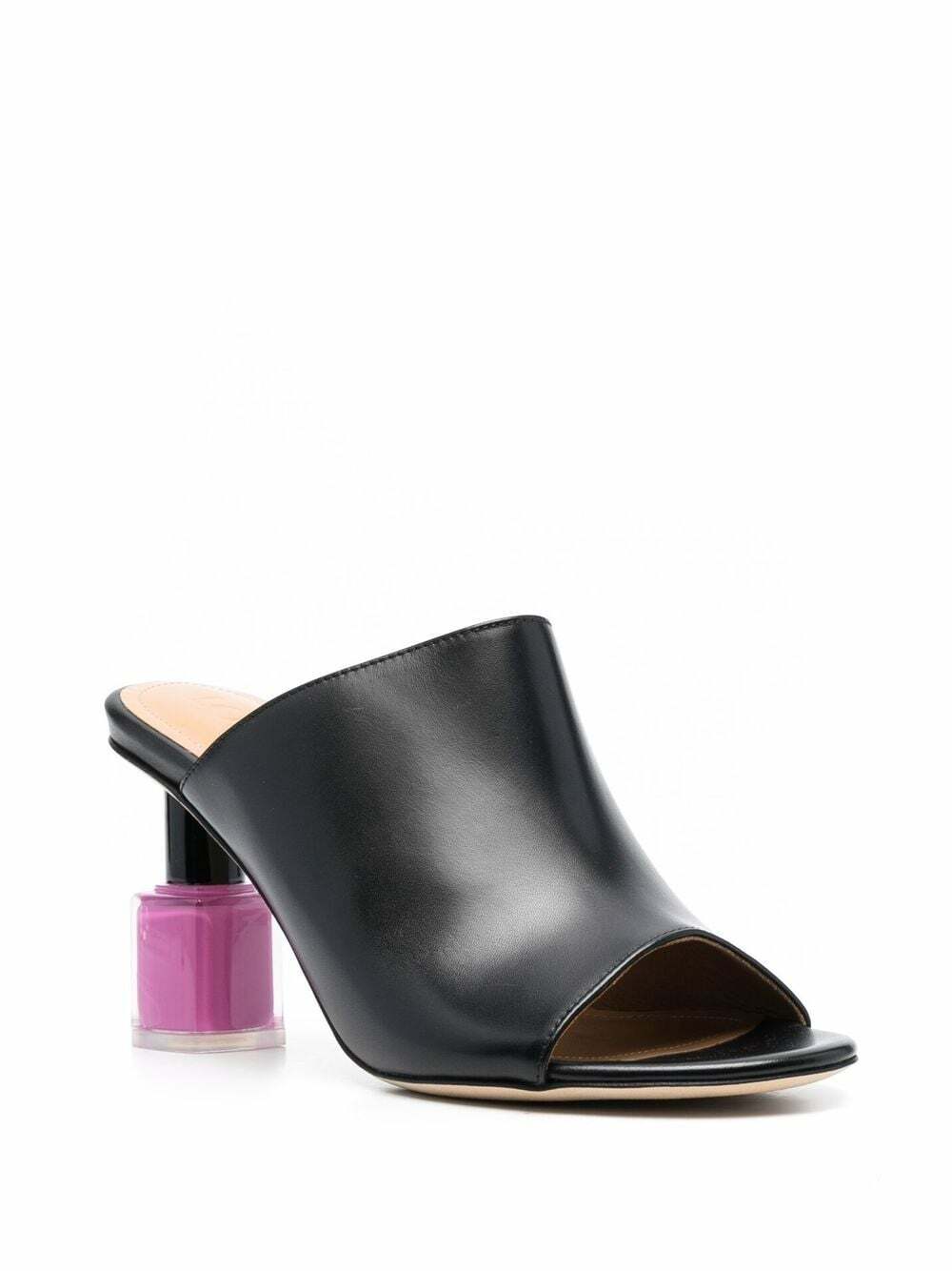 LOEWE - Leather Heel Mules Loewe