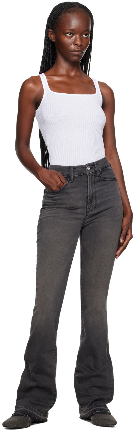 FRAME Gray 'Le Super Mini' Jeans Frame Denim