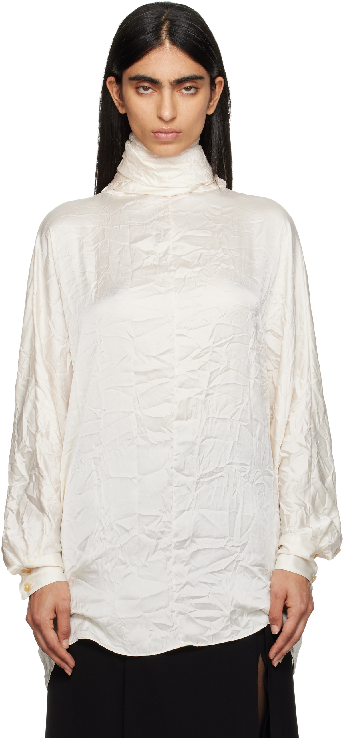 KHAITE Off-White Bex Top Khaite
