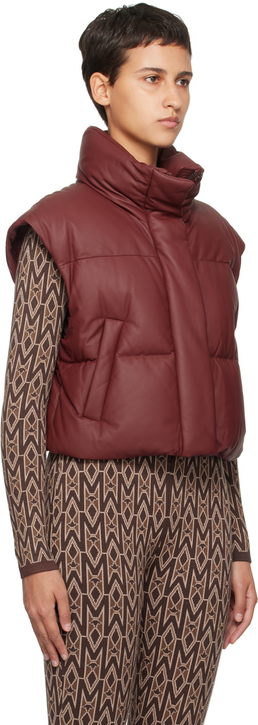 Mackage Burgundy Bailey-DL Down Bomber Jacket Mackage