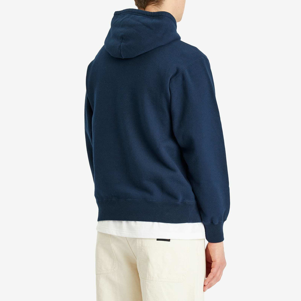 Beams Plus Men's Pullover Hoodie in Navy Beams Plus