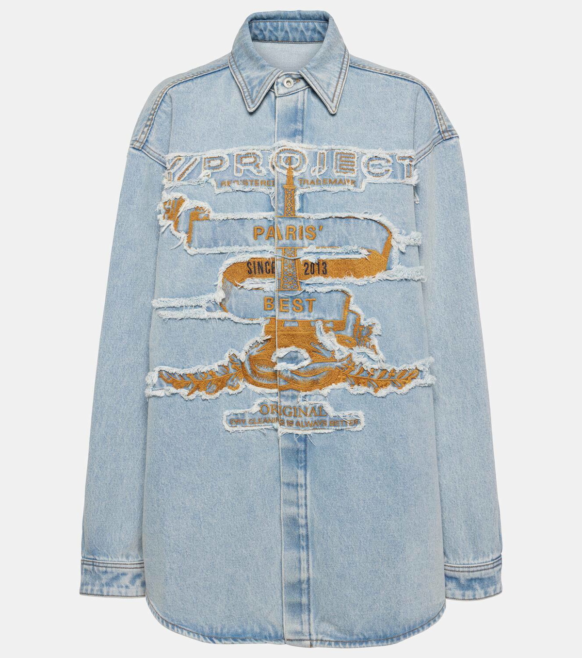 Y/Project Evergreen Paris' Best denim shirt Y/Project