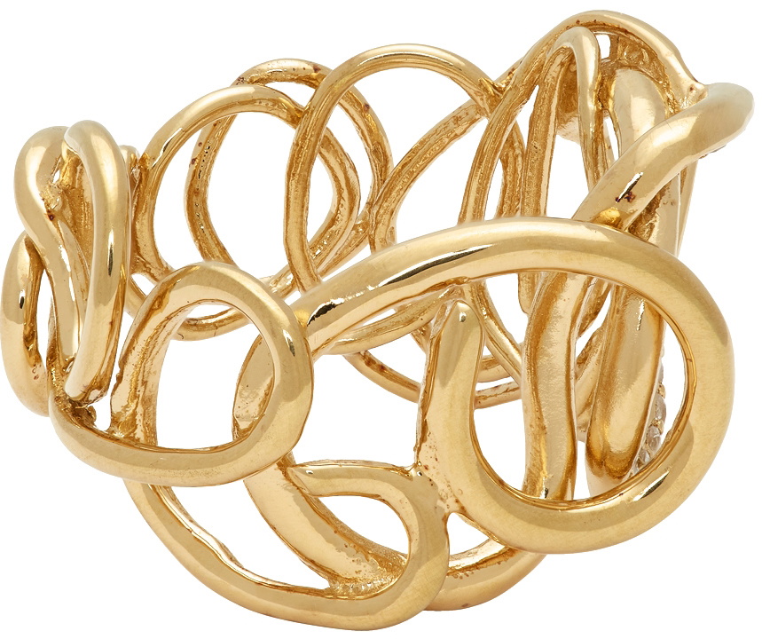 Completedworks Gold Time In Reverse Ring Completedworks