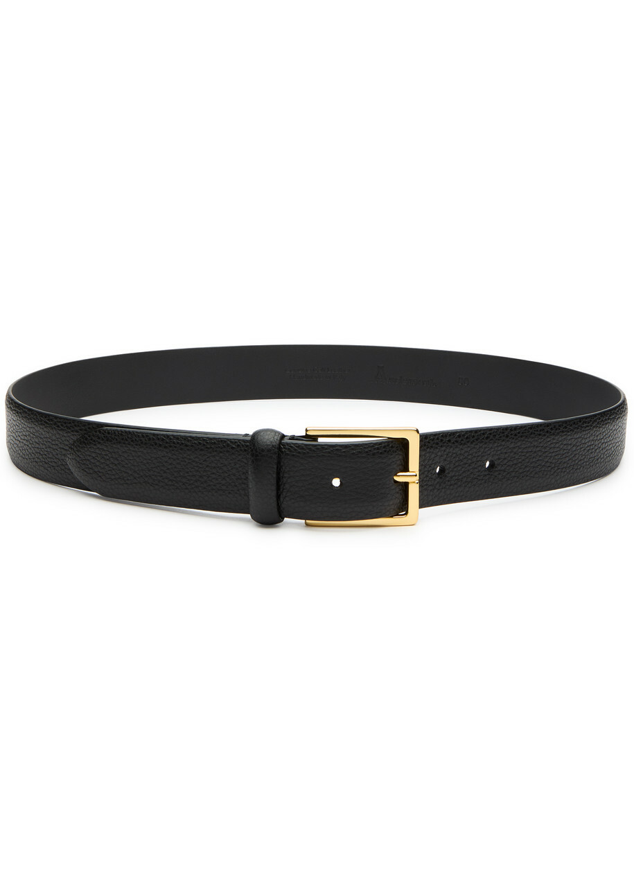 Andersons Belts Grained Leather Belt Black Anderson's