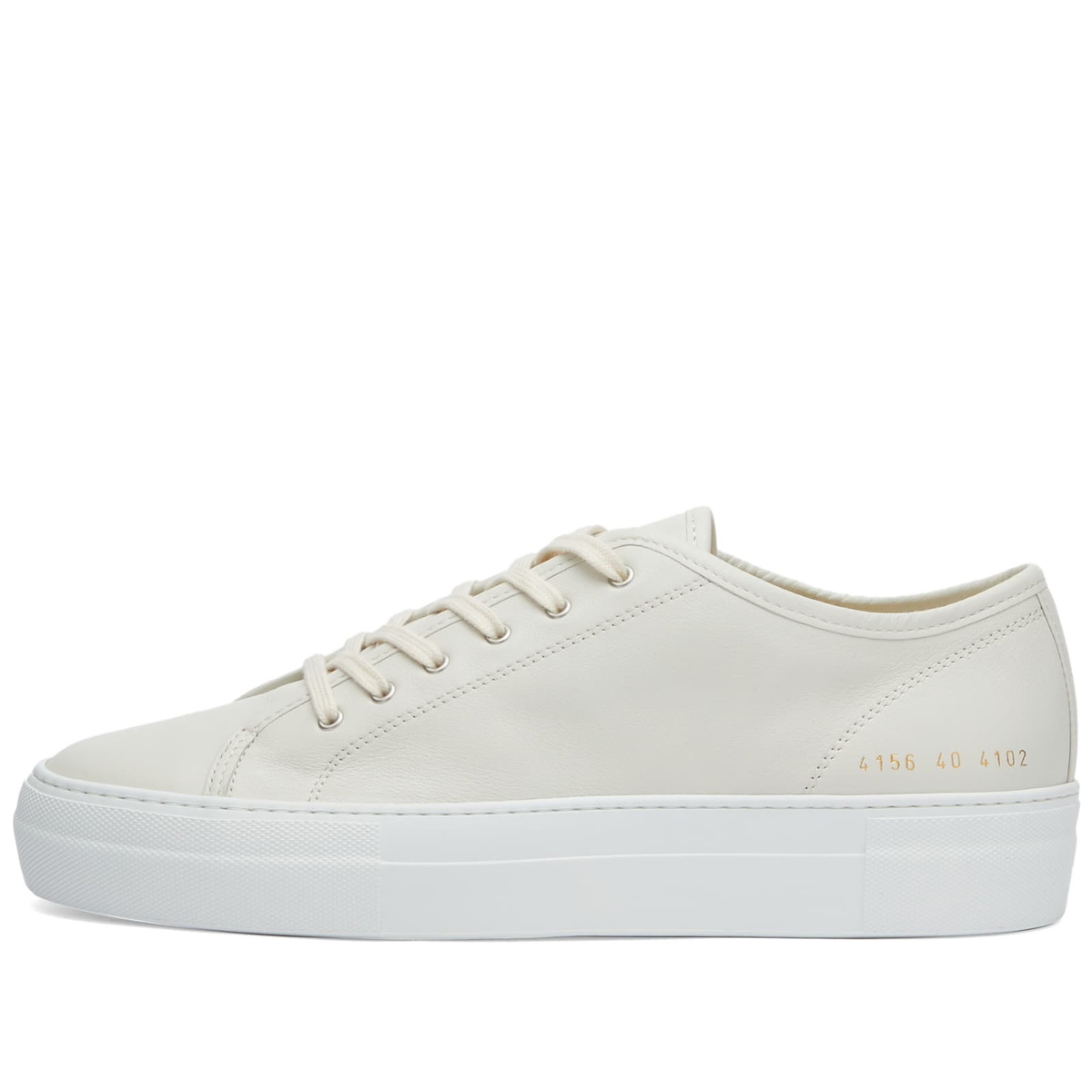 Woman by Common Projects Women's Tournament Classic Sneakers in Off ...