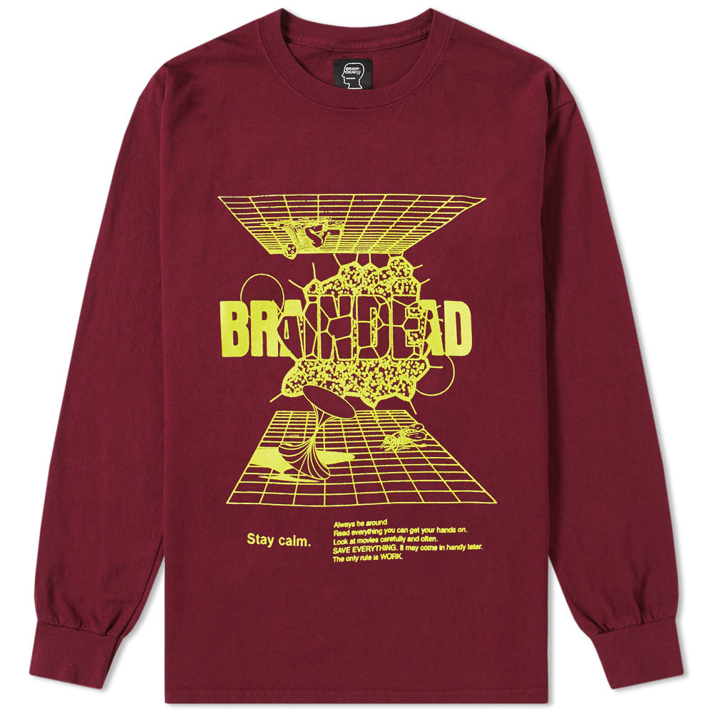 Brain Dead Long Sleeve Orbit Tee Brain Dead