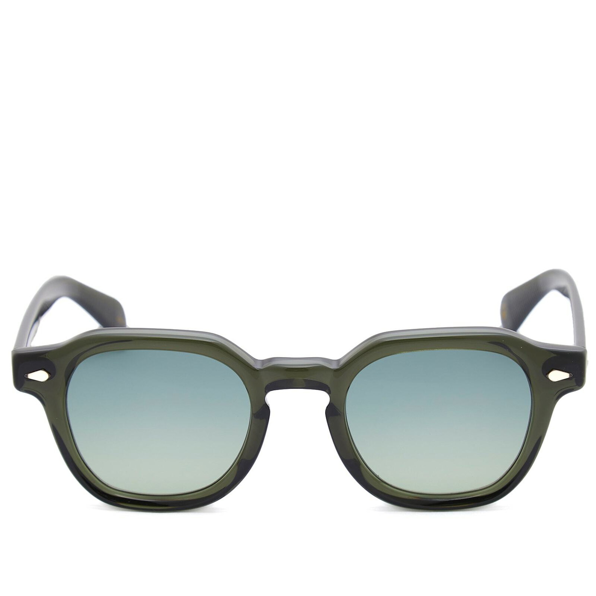 Moscot Men's Dolt Sunglasses in Dark Green/Forest Wood Moscot