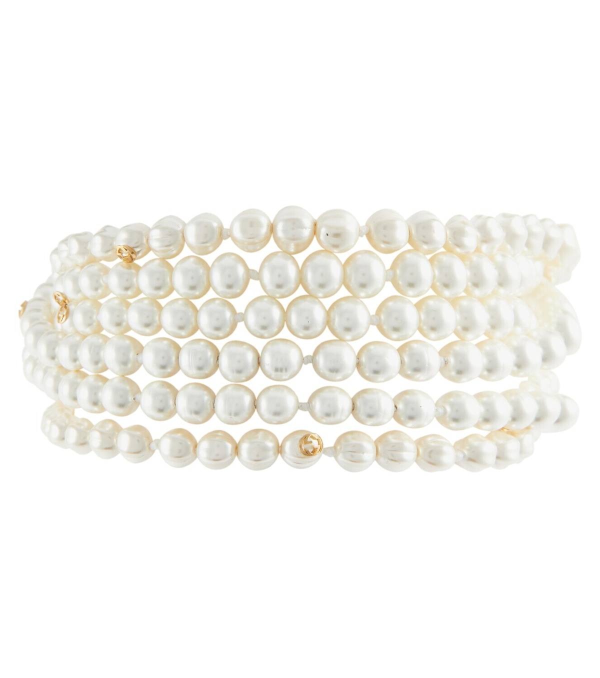 Gucci - Interlocking G pearl choker Gucci