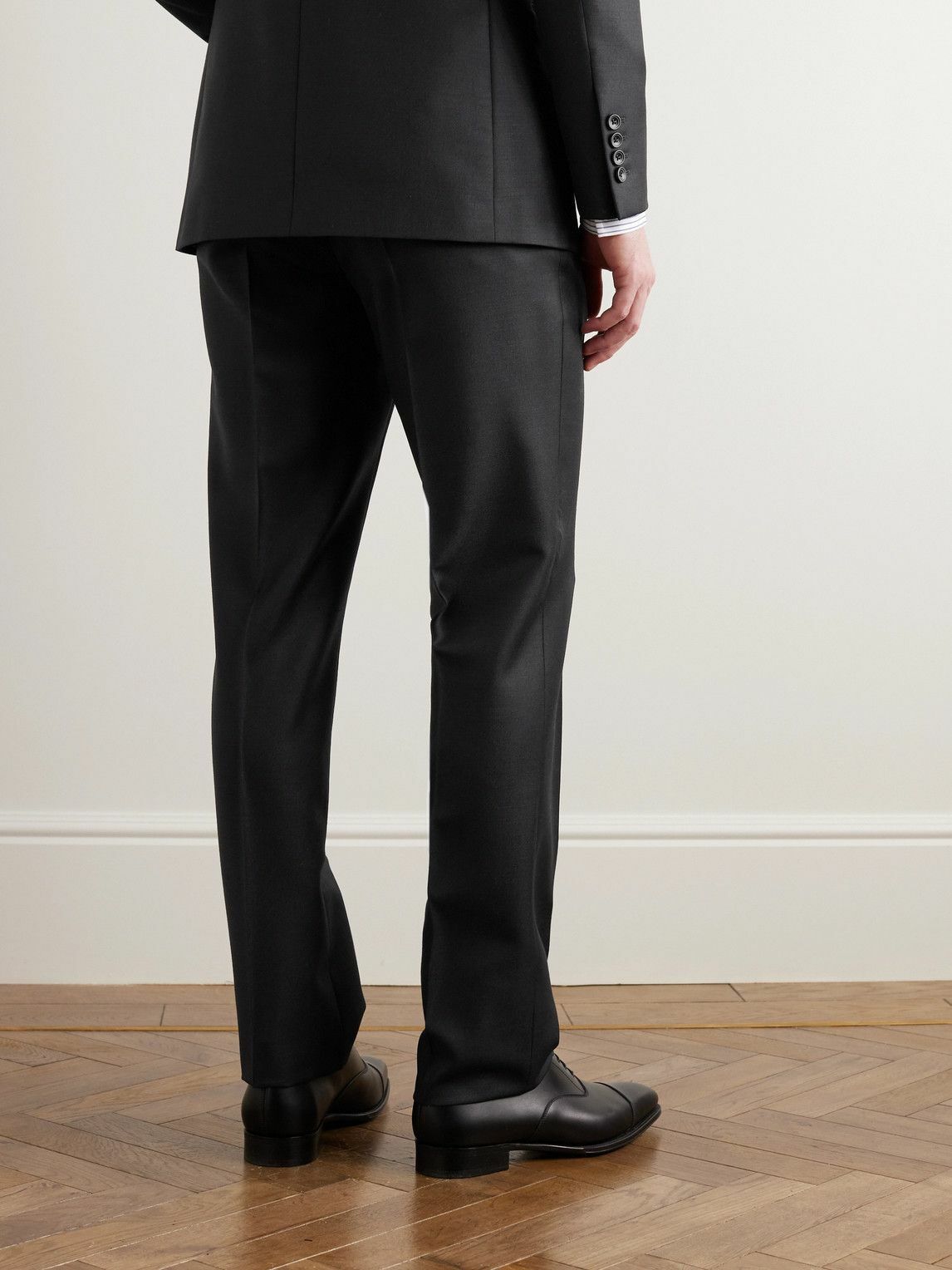 Kingsman - Straight-Leg Wool and Mohair-Blend Suit Trousers - Blue Kingsman