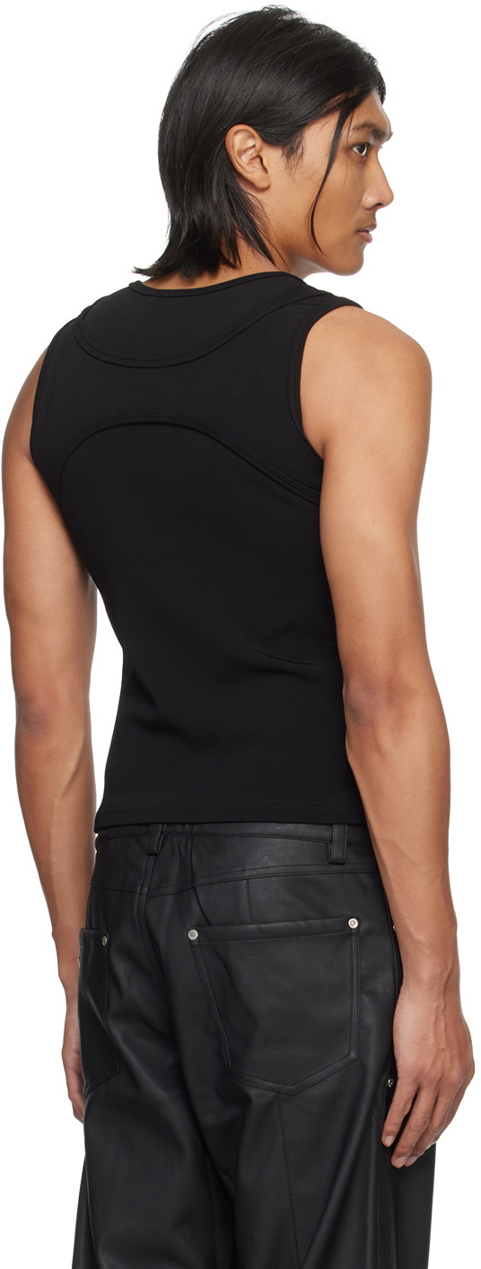MISBHV Black Layered Tank Top MISBHV