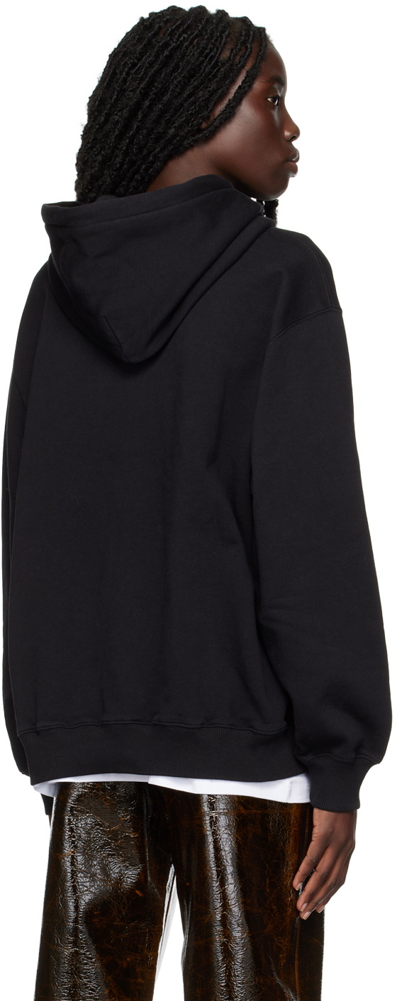 MSGM Black 'Space Kitten Galaxy' Hoodie MSGM