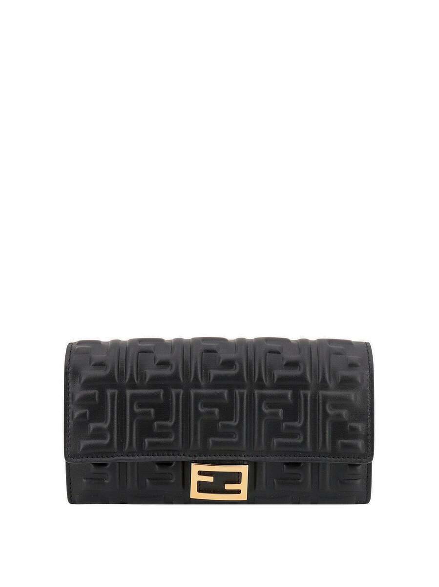 Fendi Wallet Black Womens Fendi