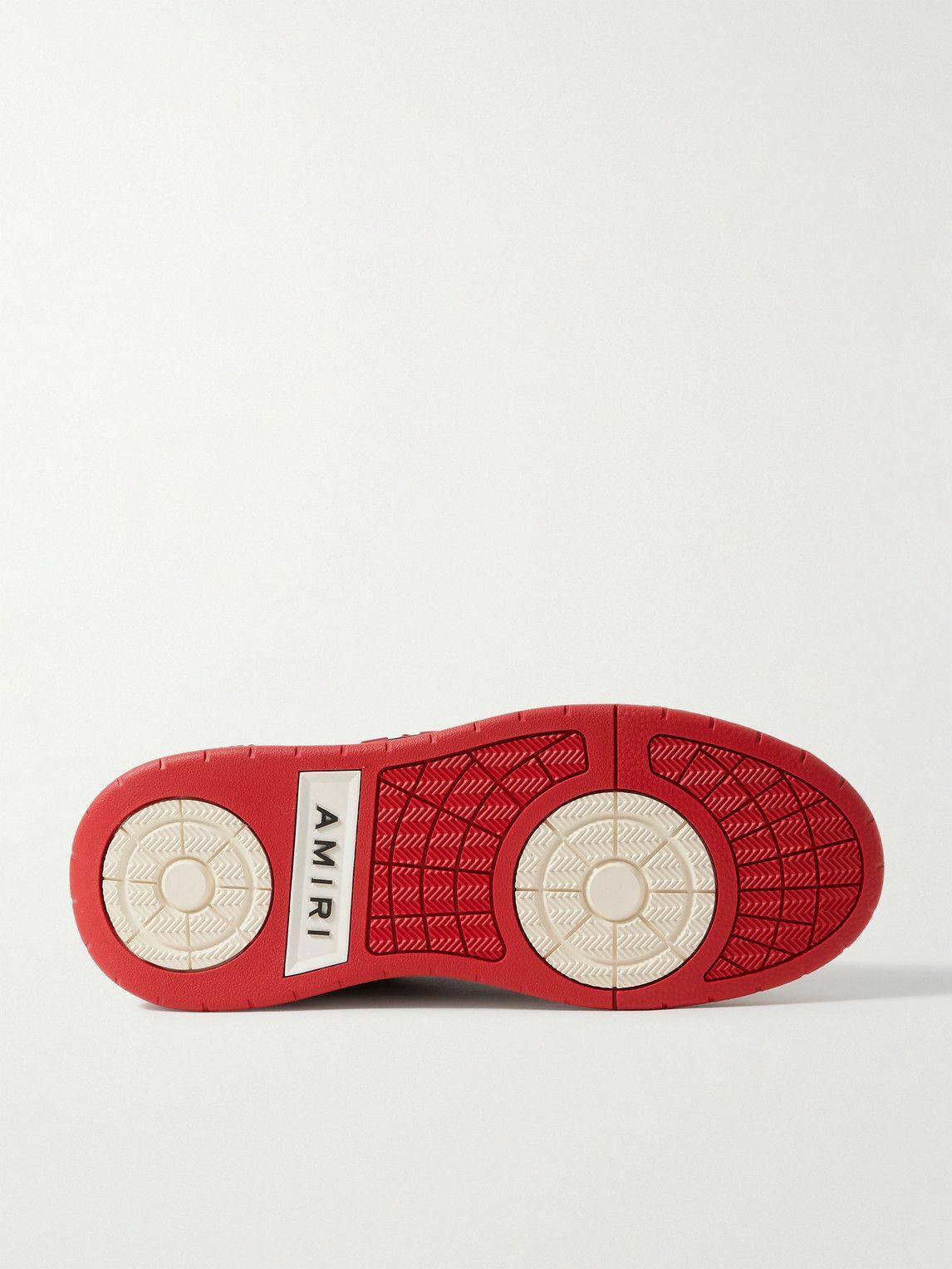 AMIRI - Classic Low Logo-Appliquéd Rubber-Trimmed Leather Sneakers ...