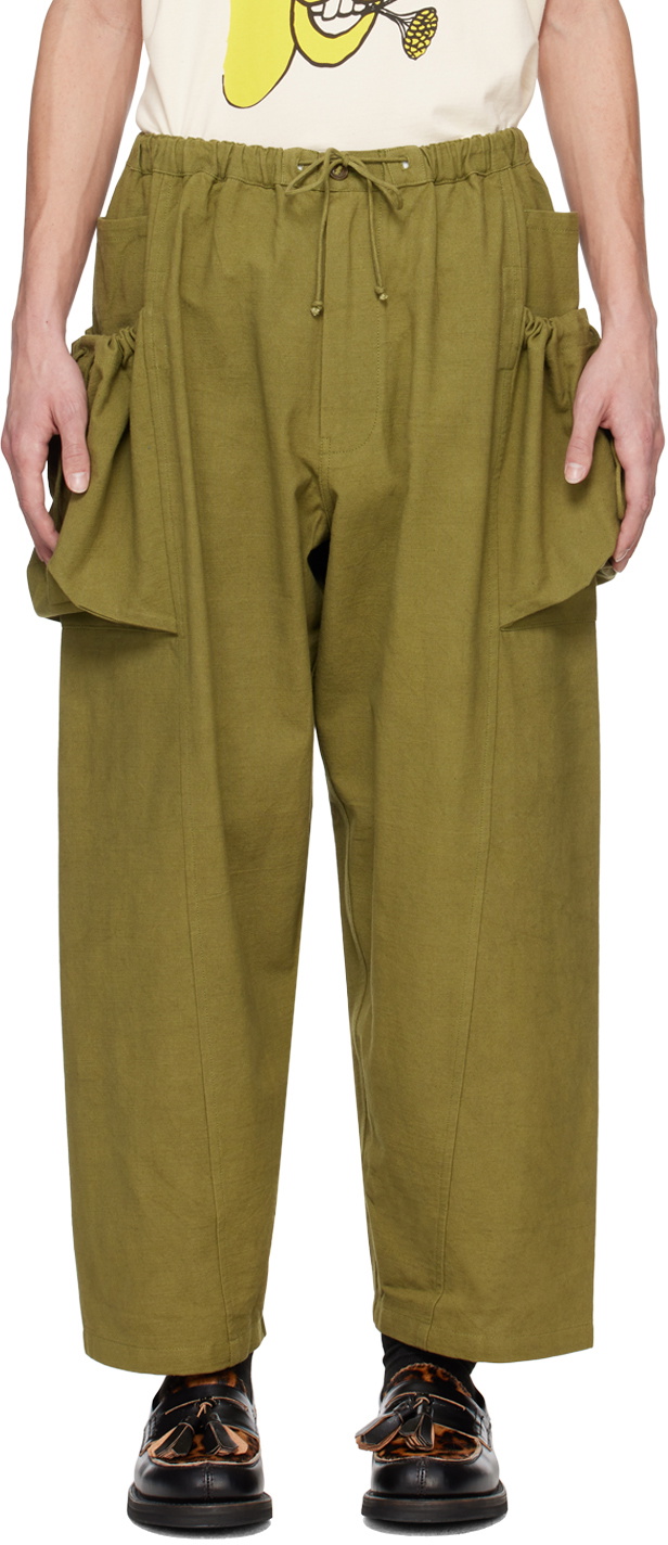 Story mfg. Khaki Salt Cargo Pants Story Mfg.