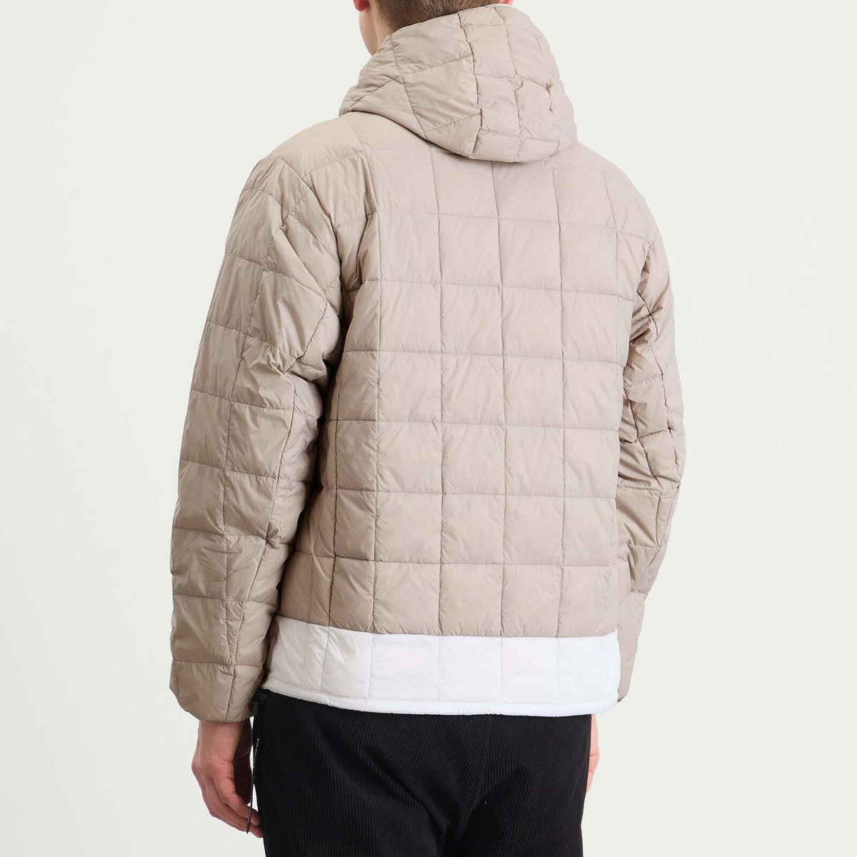 Taion Men's x Mountain Research Down Zip Parka Jacket in Grey Taion Extra