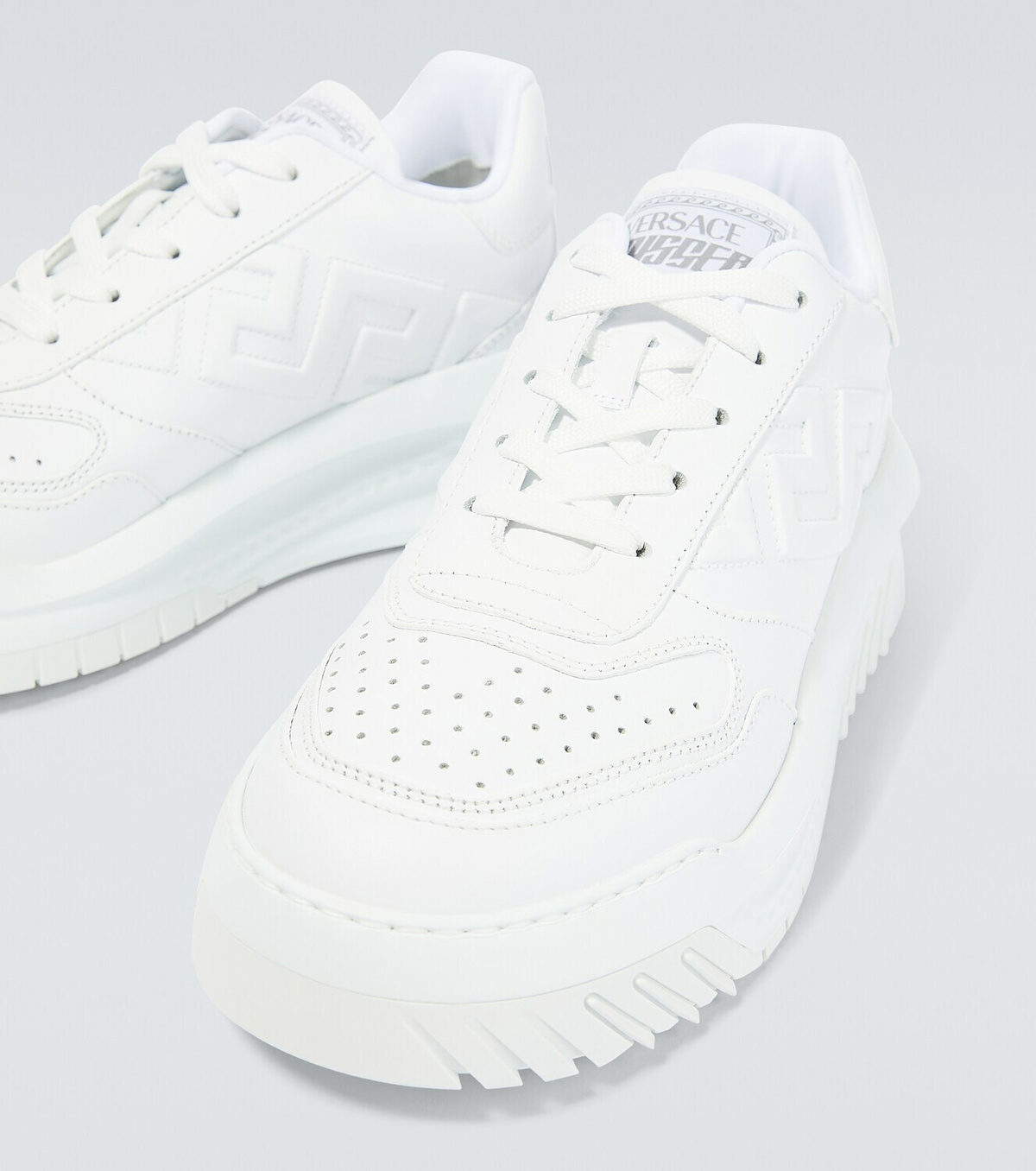 Versace Greca Odissea leather sneakers Versace