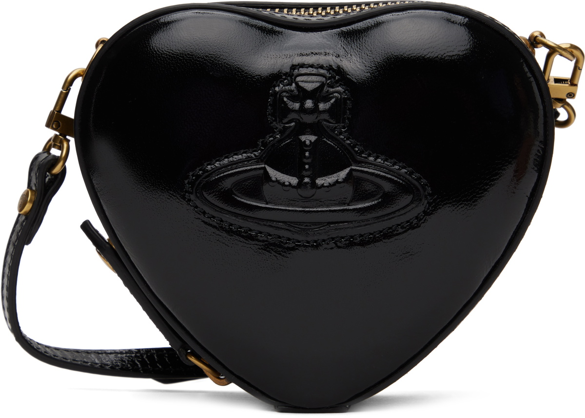 Vivienne Westwood Black Mini Heart Crossbody Bag Vivienne Westwood
