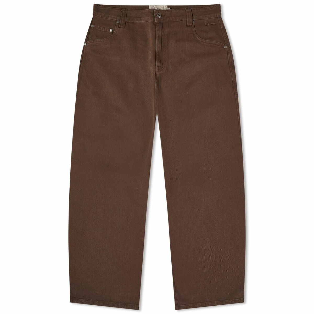 Dime Men's Classic Baggy Denim Pant in Brown Dime