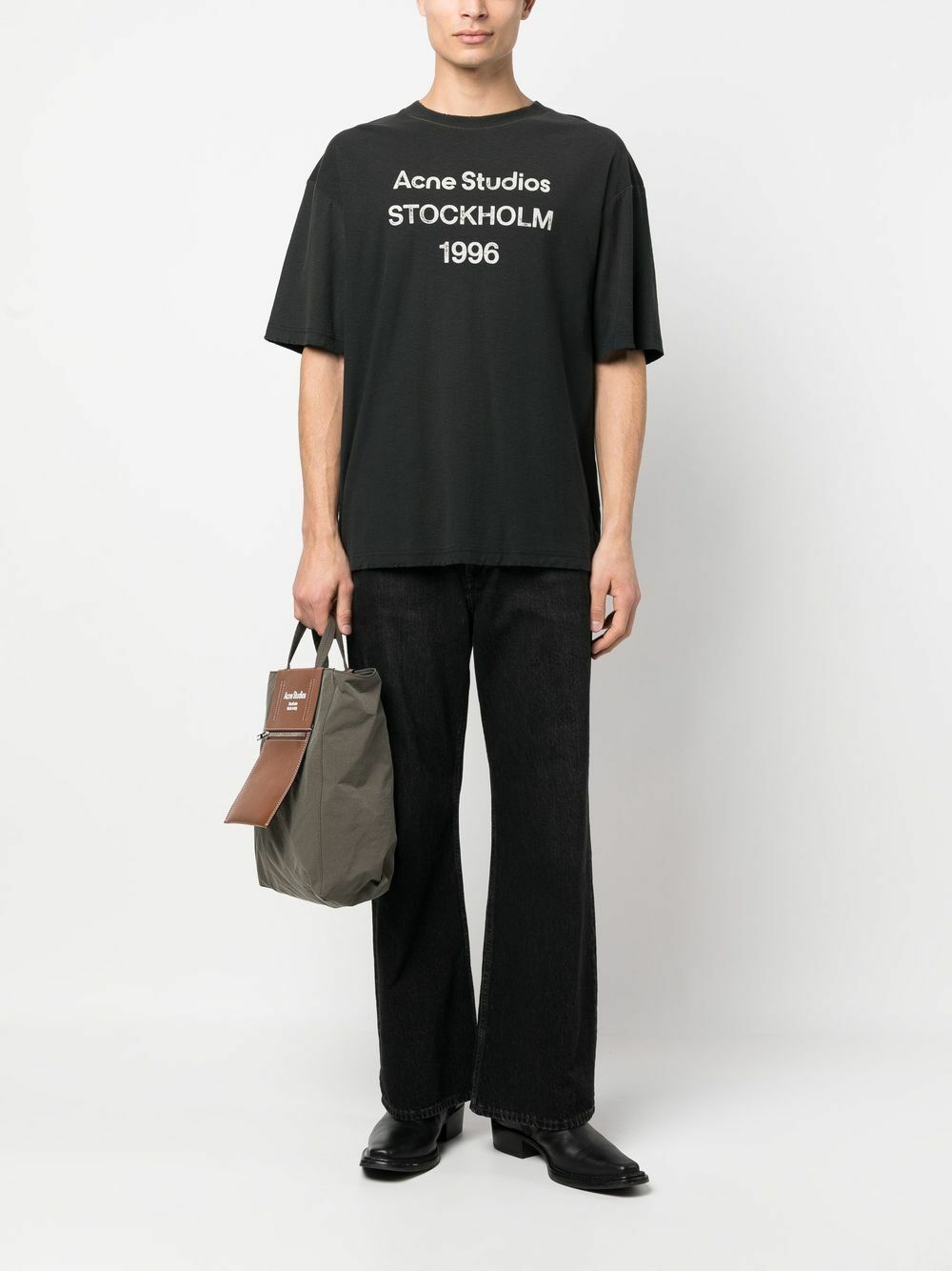 ACNE STUDIOS - Cotton T-shirt With Logo Acne Studios