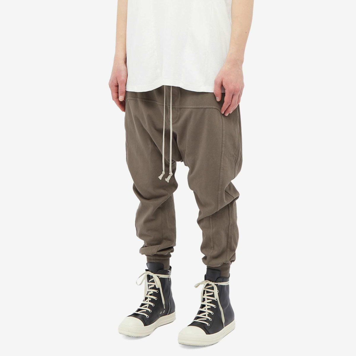 Rick Owens DRKSHDW Men's Prisoner Drawstring Pant in Dust Rick Owens ...