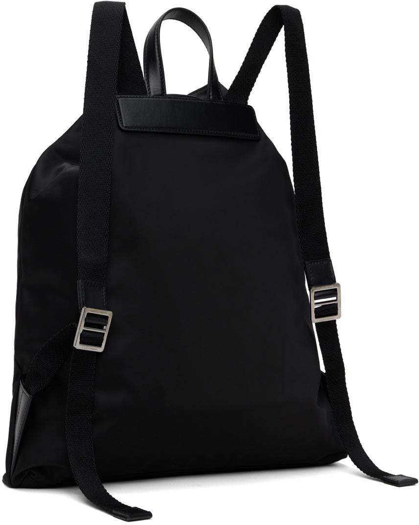 Dolce&Gabbana Black Nylon Backpack Dolce & Gabbana