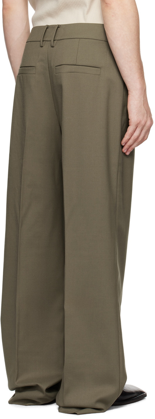 Entire Studios Khaki Father Suiting Trousers Entire Studios