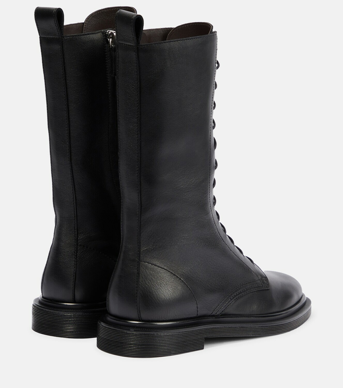 The Row - Ranger lace-up leather boots The Row