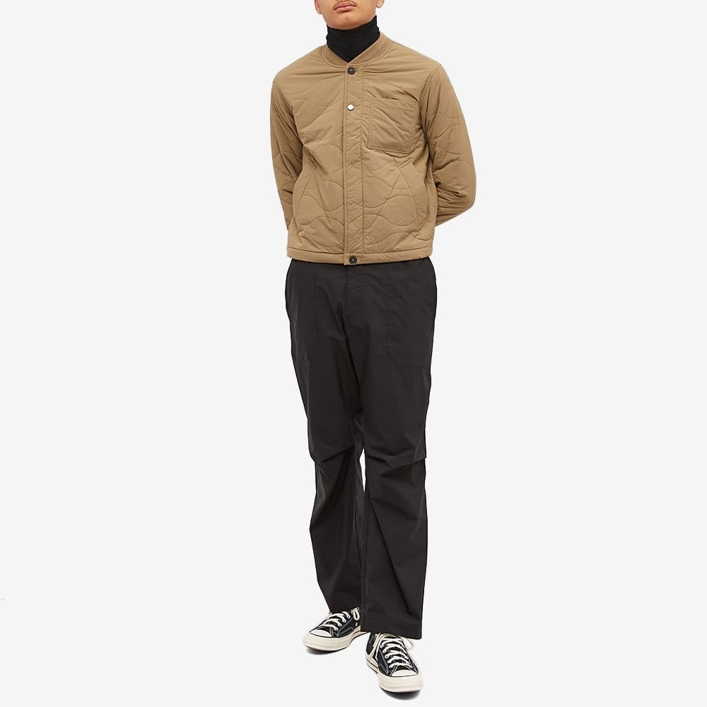 Universal Works Men's Carlton Quilted Jacket in Sand Universal Works