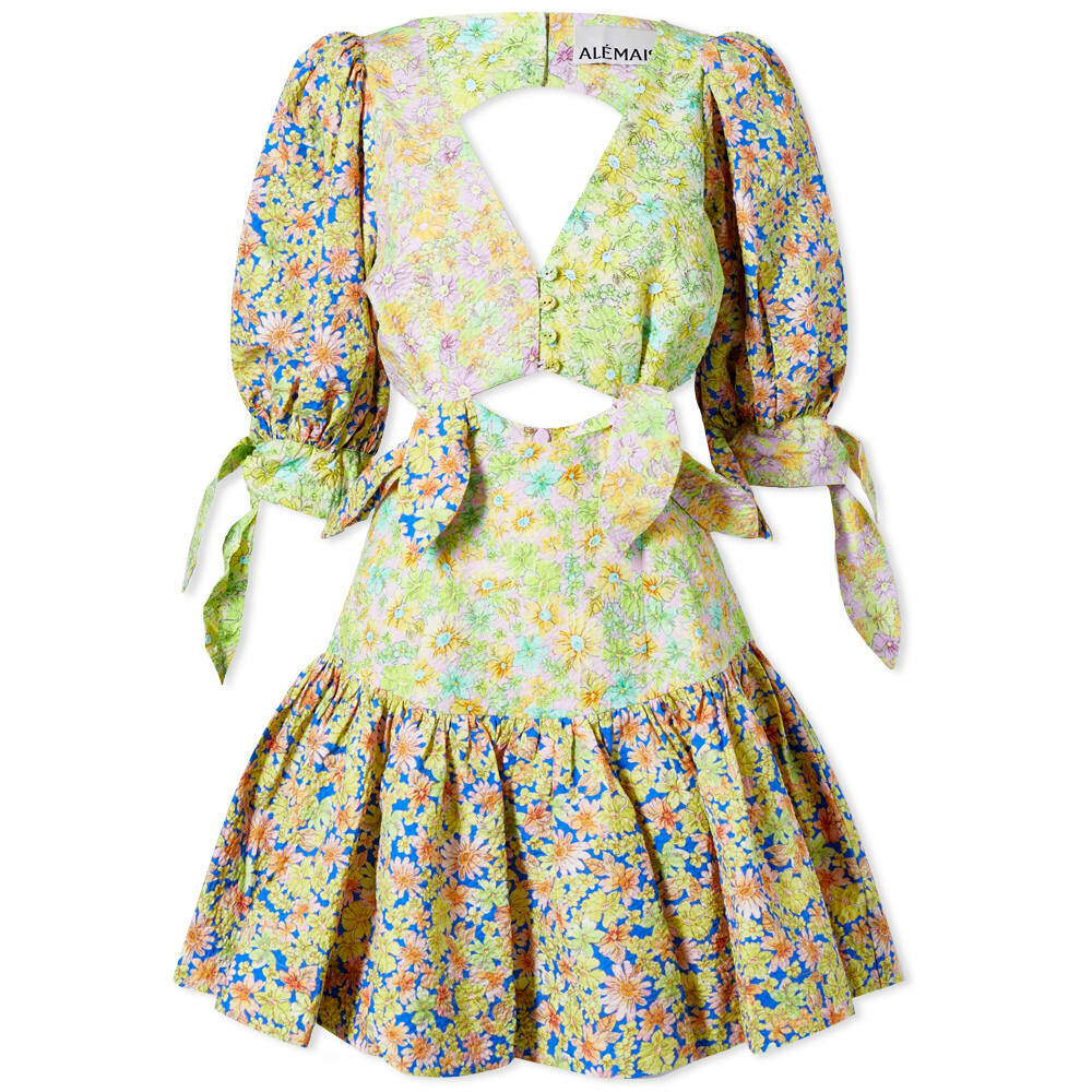ALÉMAIS Women's Daisy Spliced Mini Dress in Multi ALÉMAIS