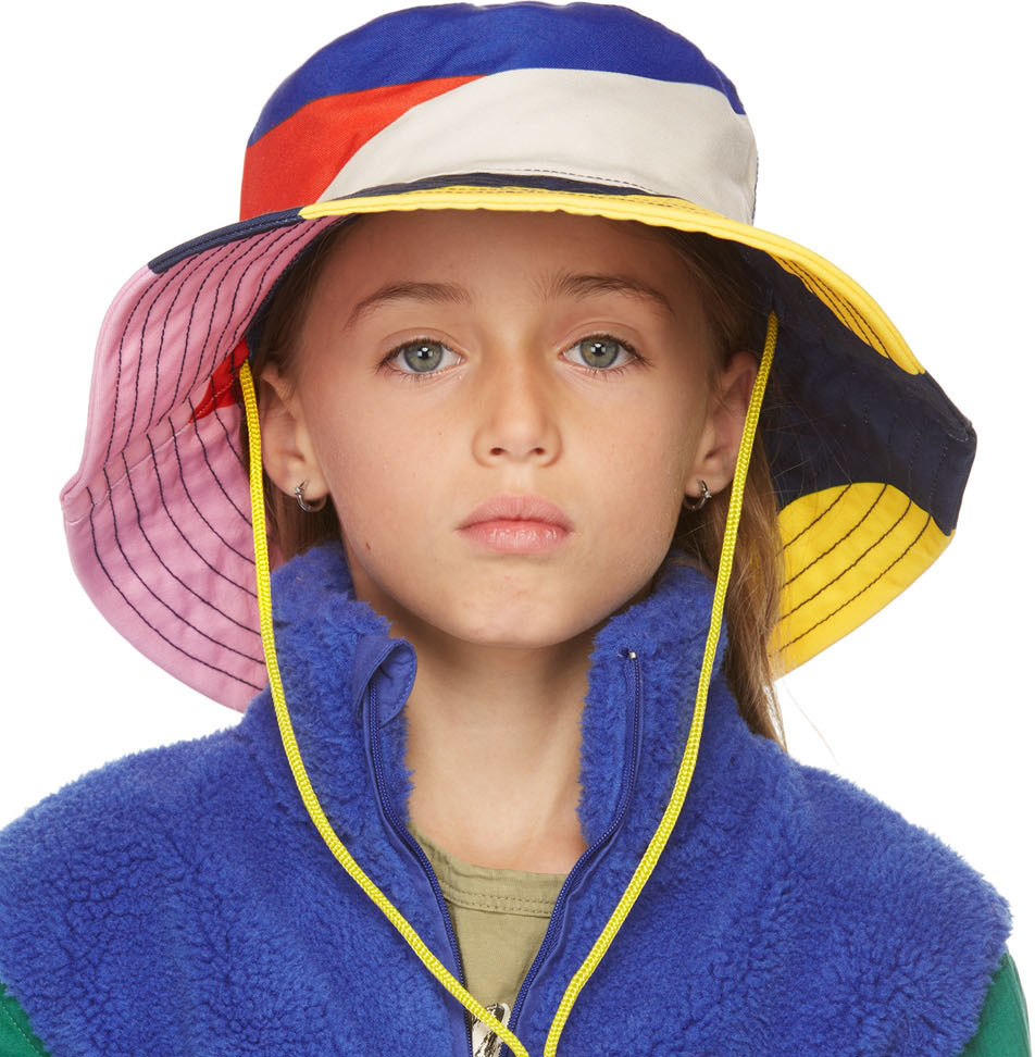 Bobo Choses Kids Multicolor Colorblock Bucket Hat Bobo Choses