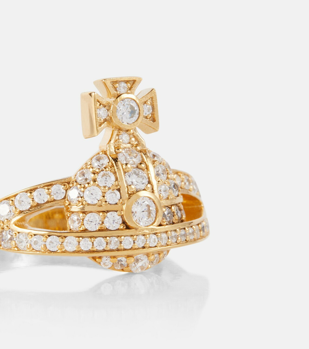 Vivienne Westwood Mini Orb embellished ring Vivienne Westwood