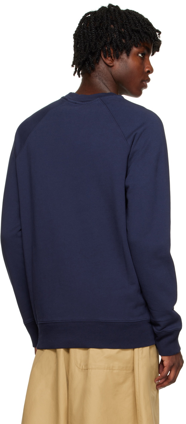 Maison Kitsuné Navy Fox Head Sweatshirt Maison Kitsune