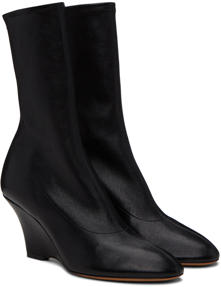 KHAITE Black Apollo Boots Khaite