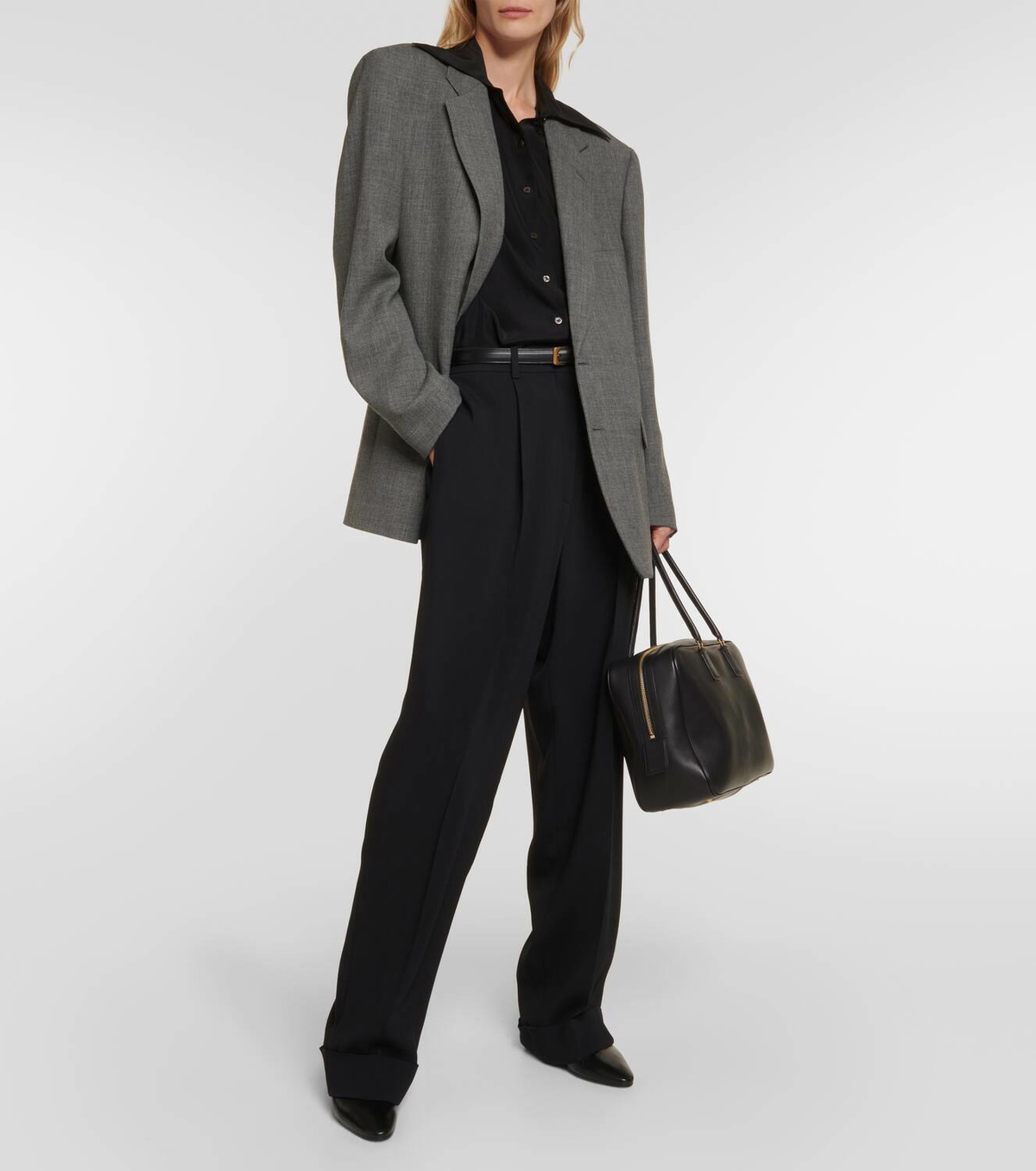 The Row Charlotte leather pumps The Row