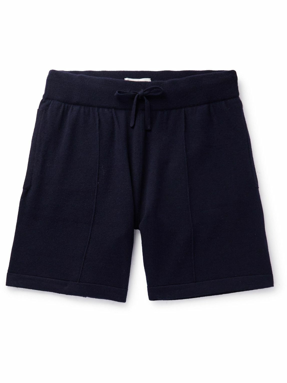 Mr P. - Straight-Leg Pintucked Wool and Cashmere-Blend Drawstring ...