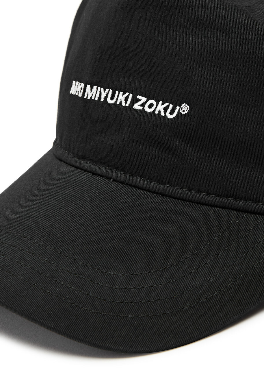 Mki Miyuki Zoku Logo-embroidered Cotton cap - Black - One Size MKI ...